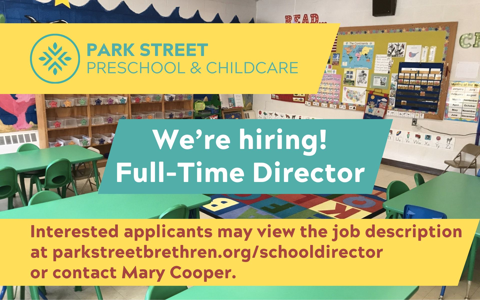 Park Street Preschool and Childcare Job Details - Park Street Brethren Church